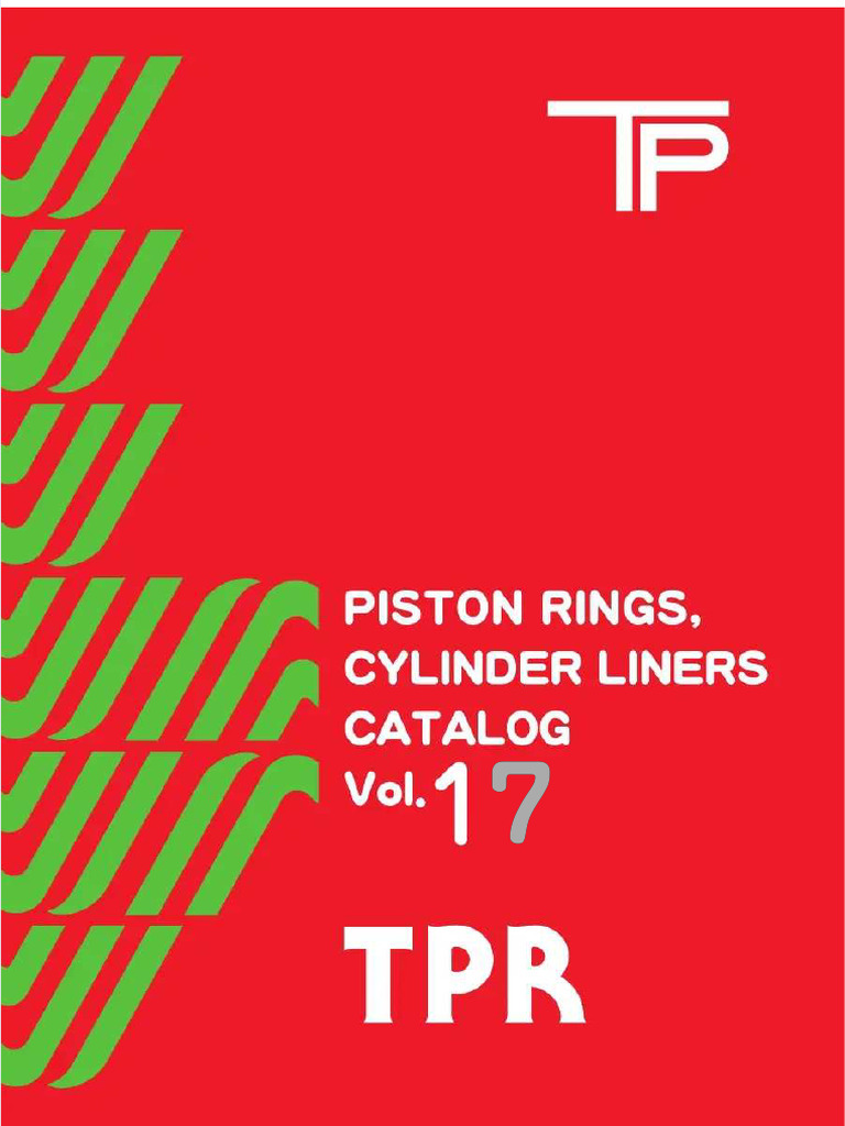 TPR Piston Rings Catalogue For Japanese Vehicles Vol17 TP Vol17 3 | PDF ...