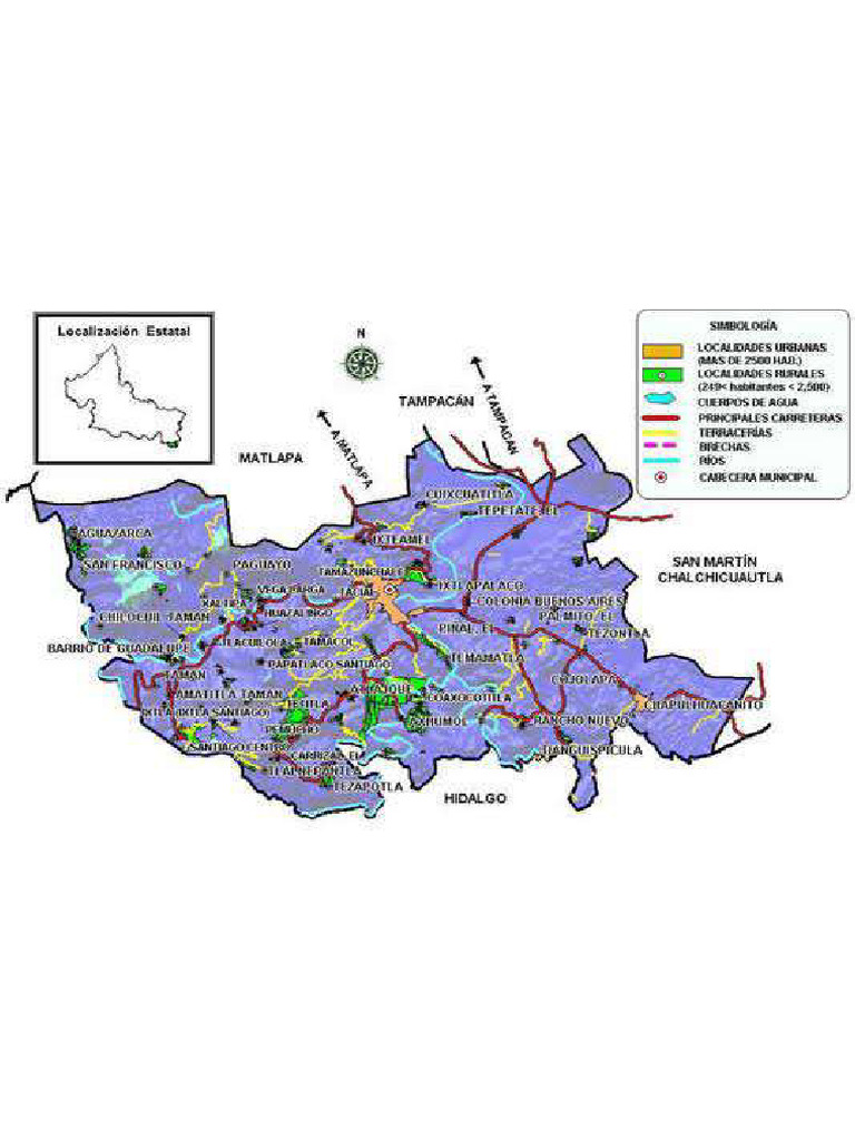 Mapa_de_Tamazunchale | PDF