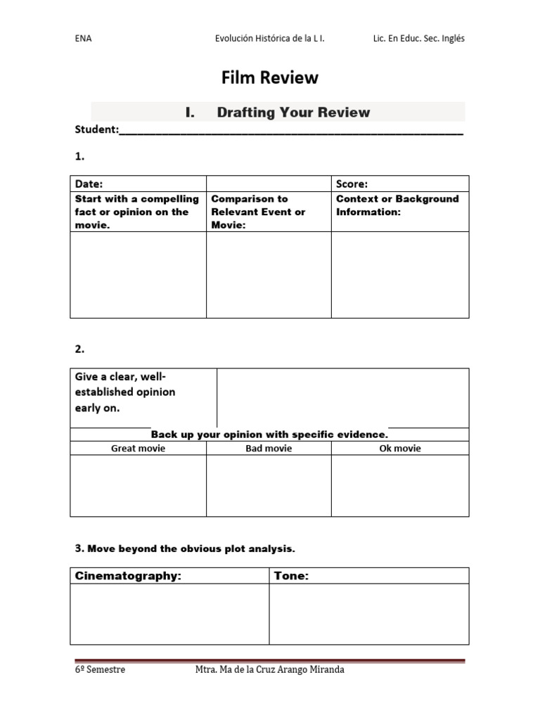 Film Review | PDF | Consonant | English Language