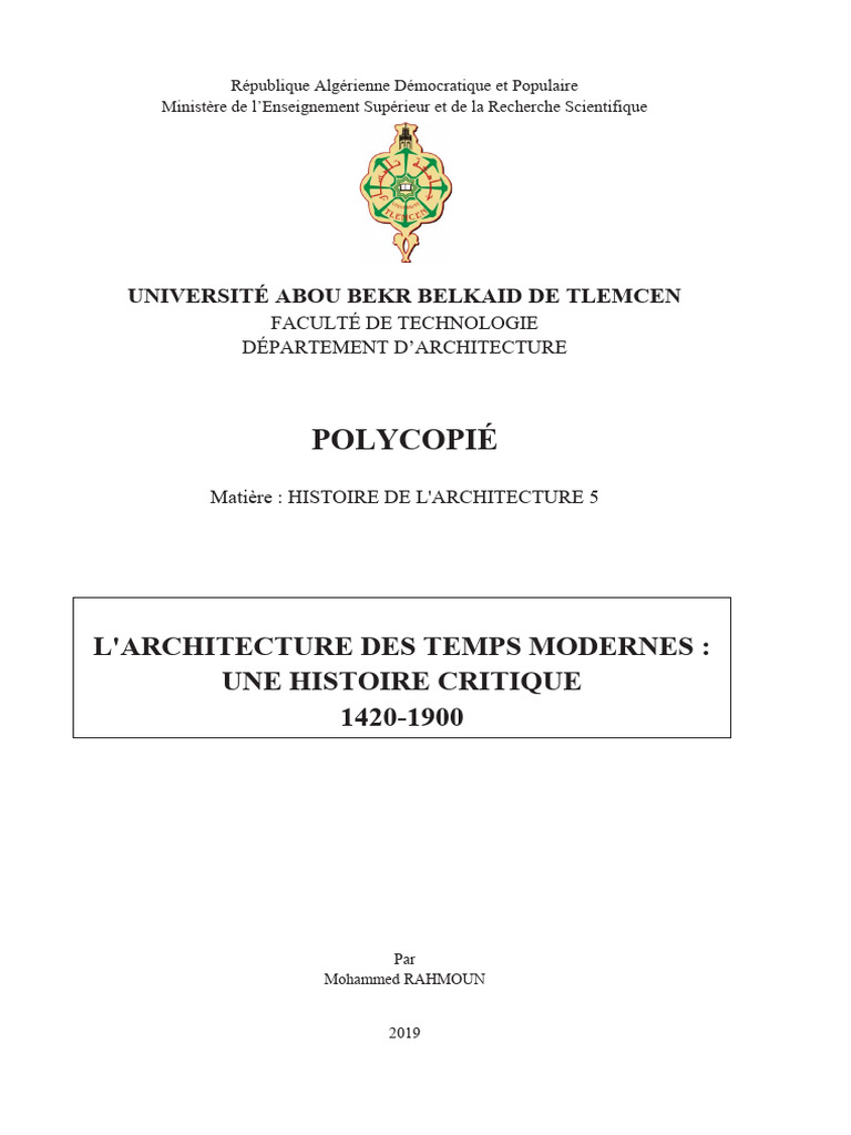 Polycopie HCA5 | PDF