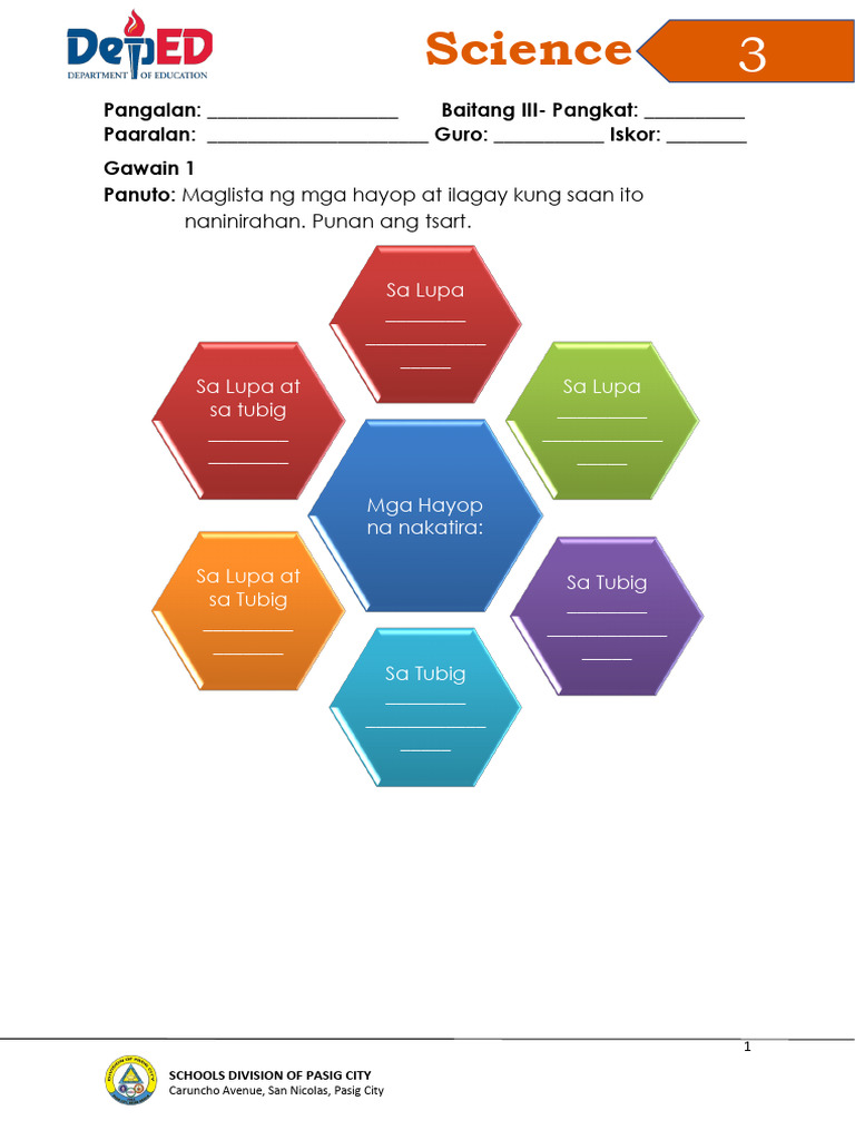 Science 3 Q2 DW4 | PDF