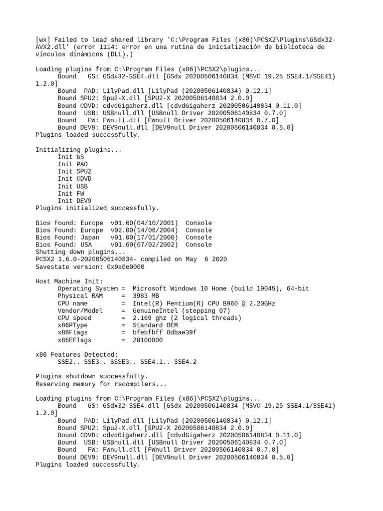 Emu Log | Download Free PDF | Bios | Booting