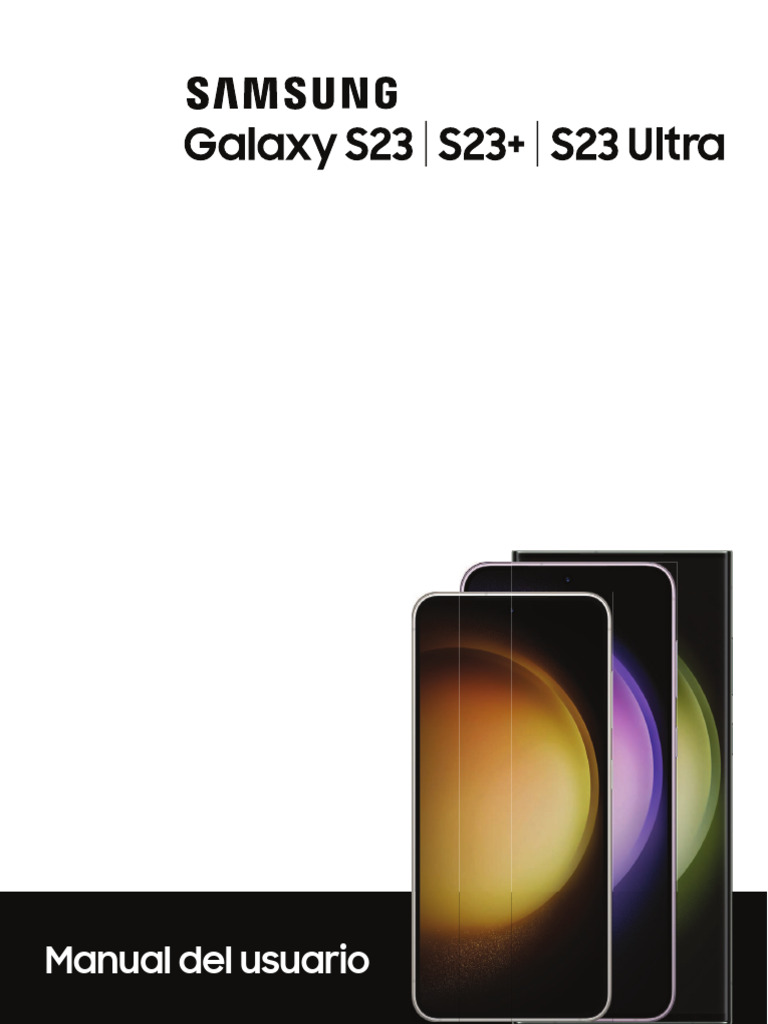 Manual de Usuario S23 Ultra 1 | Descargar gratis PDF | Cargador de batería | Software de la ...