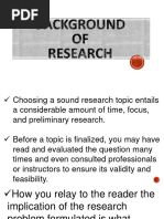 Writing the Background of Study | PDF | Academic Publishing ...