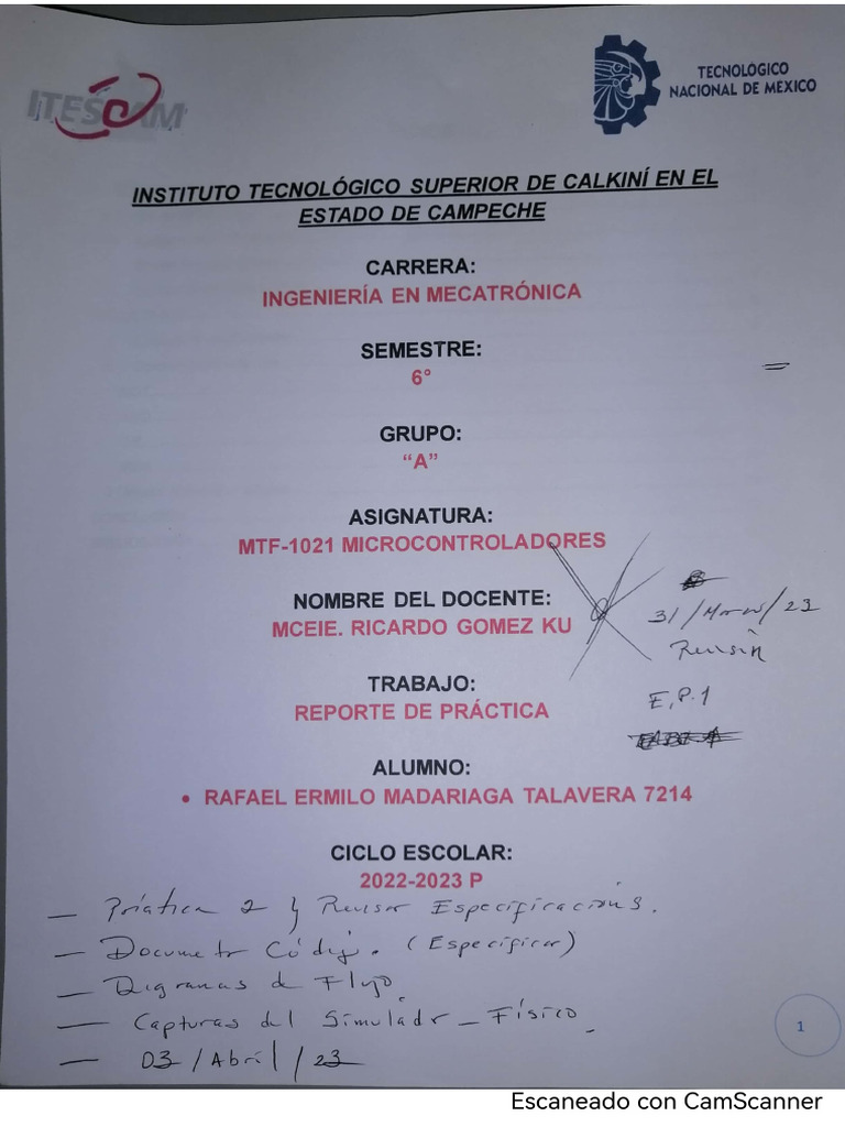 REPORTE DE PRÁCTICA - MICROCONTROLADORES | PDF | Puerta lógica | Arduino
