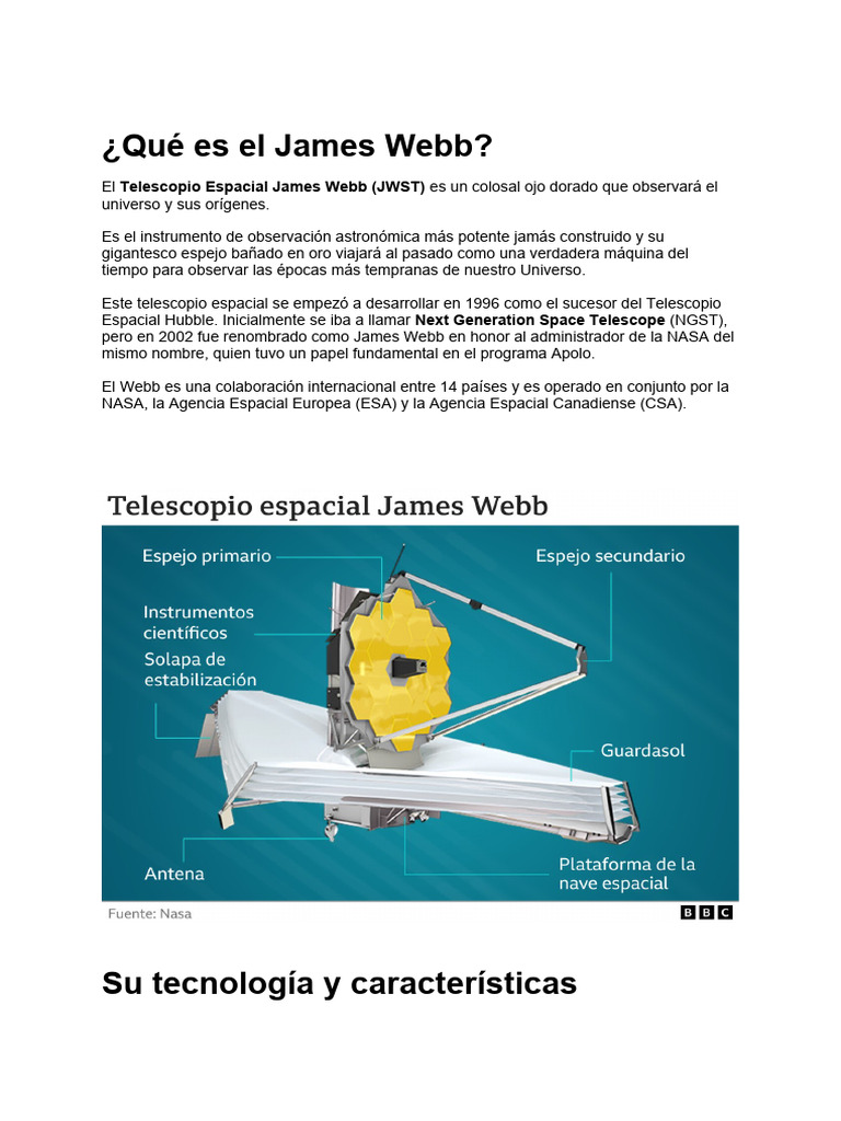 James Webb | PDF