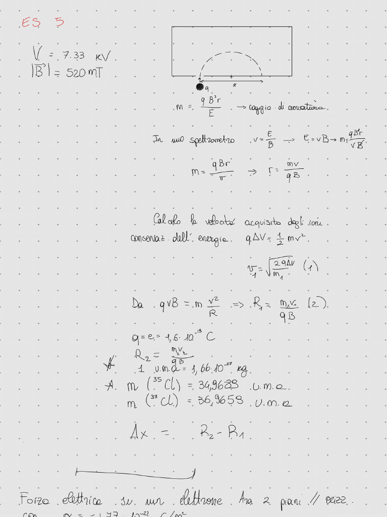 Esercizi elettromagnetismo_240105_170612 | PDF