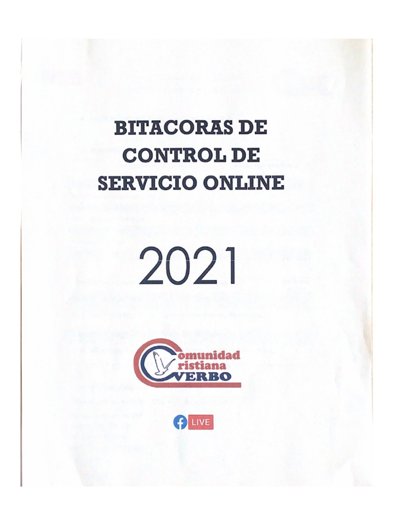 Concentrado Bitácora de Control 2021 | PDF