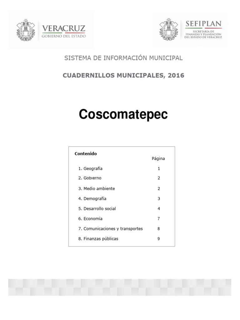 Coscomatepec | PDF