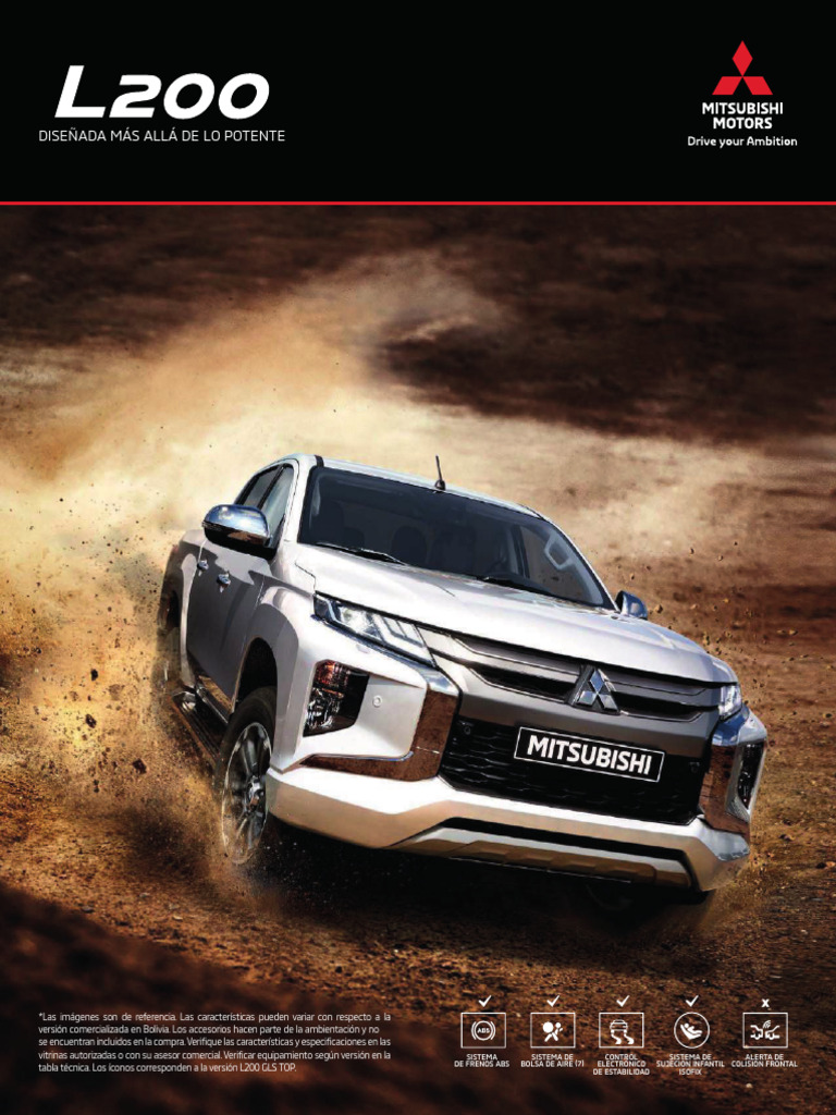 Ficha Tecnica MMC L200 | PDF