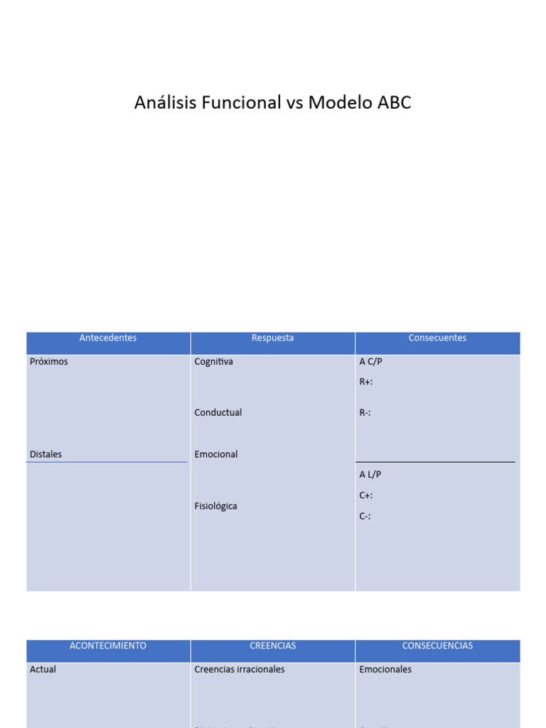 Analisis Funcional & MOdelo ABC | PDF