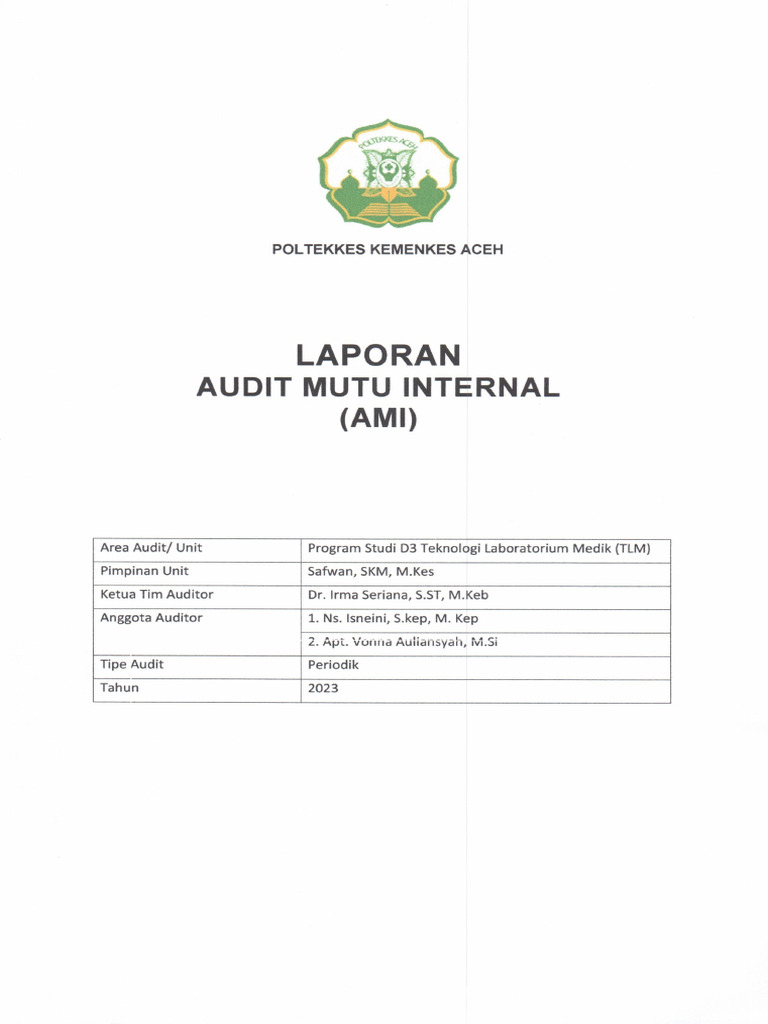 Laporan Ami TLM | PDF