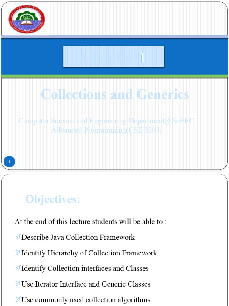 Chapter 1 - Collections and Generics | PDF