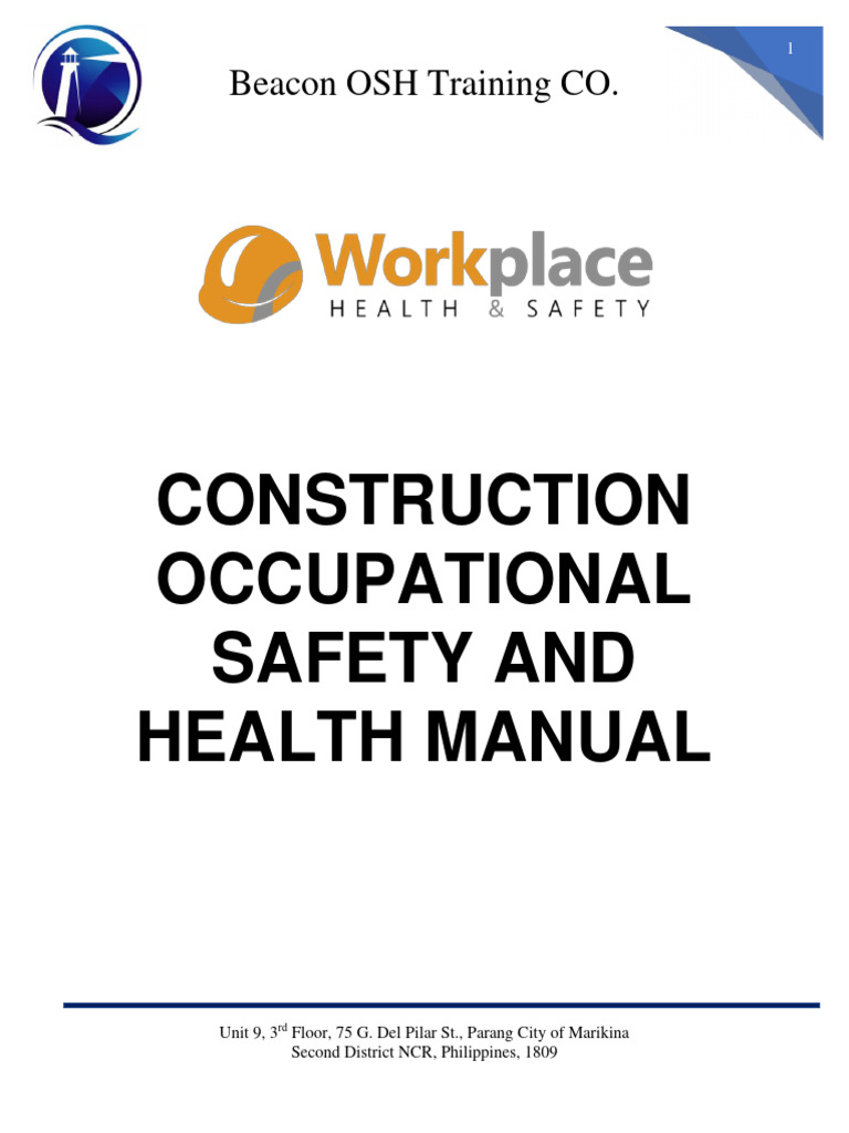 Beacon COSH Manual | PDF | Fires | Occupational Safety And Health
