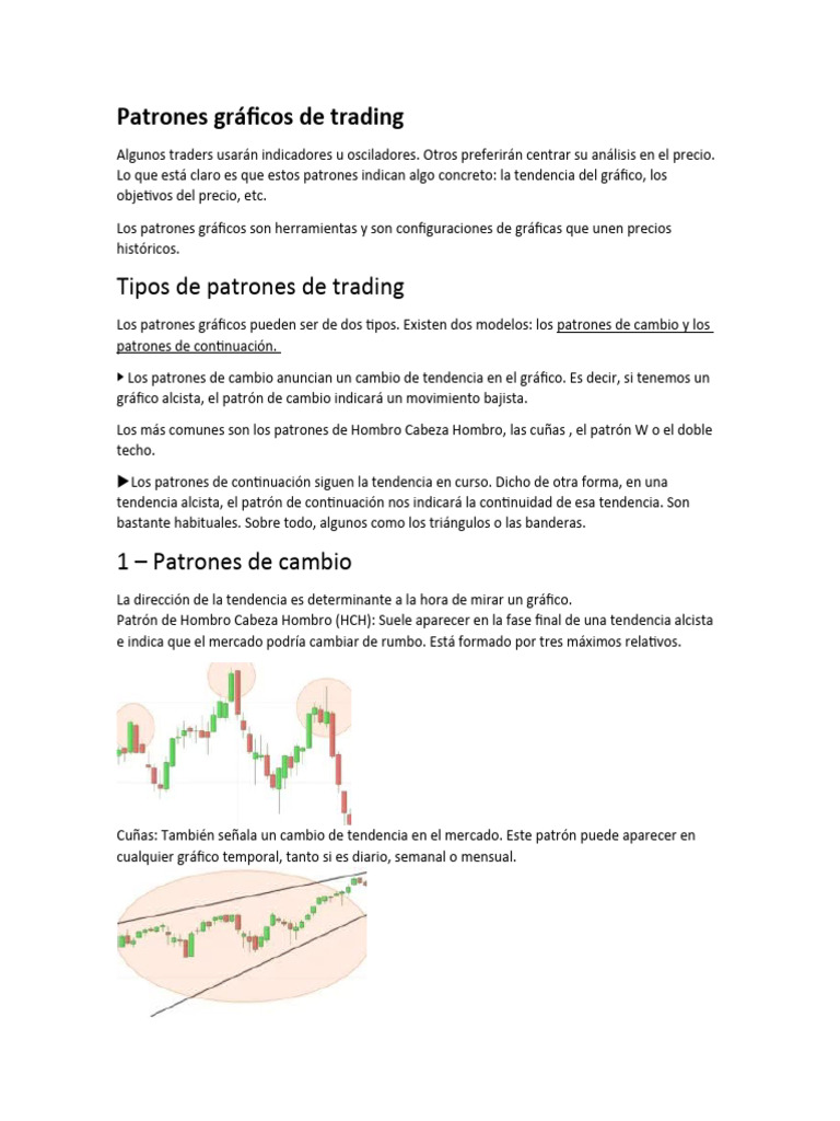 Patrones Gráficos de Trading | PDF | Análisis técnico