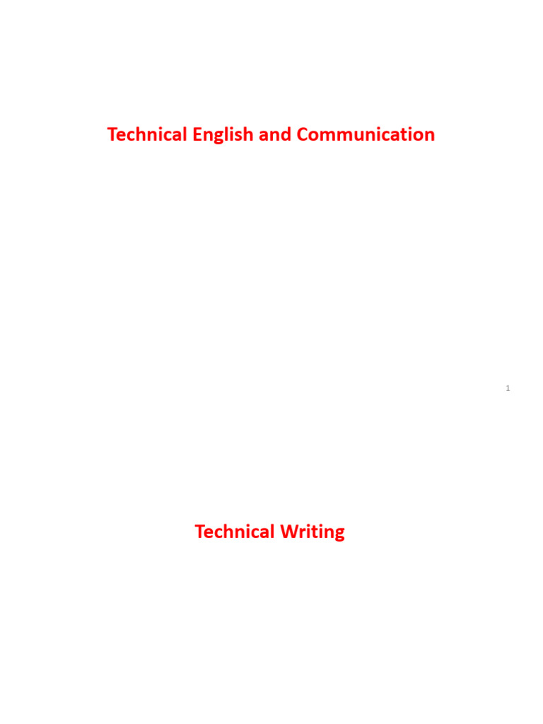 Introduction To Technical Writing | PDF | Proofreading | Information
