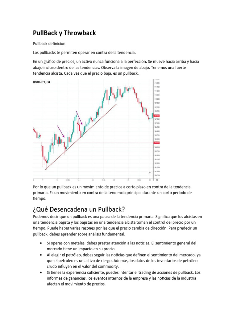PullBack y Throwback | PDF