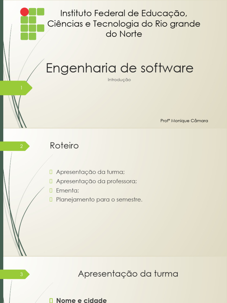 Aula 1 - Introdu - o | PDF