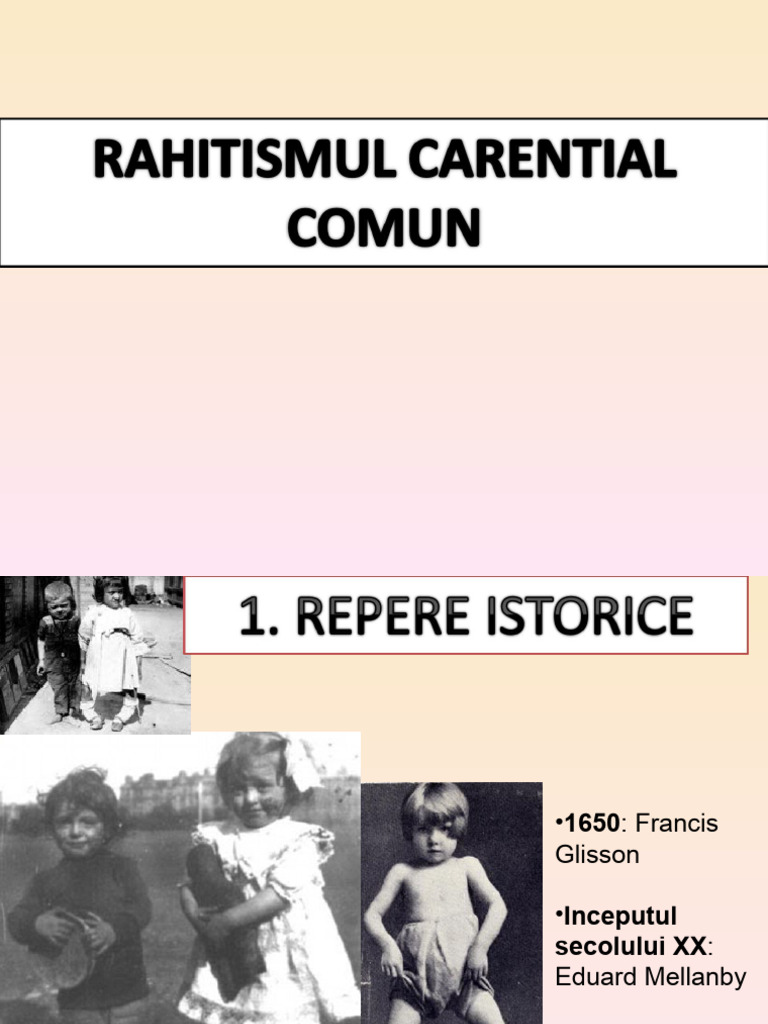Curs 5 Rahitismul Carential Comun | PDF
