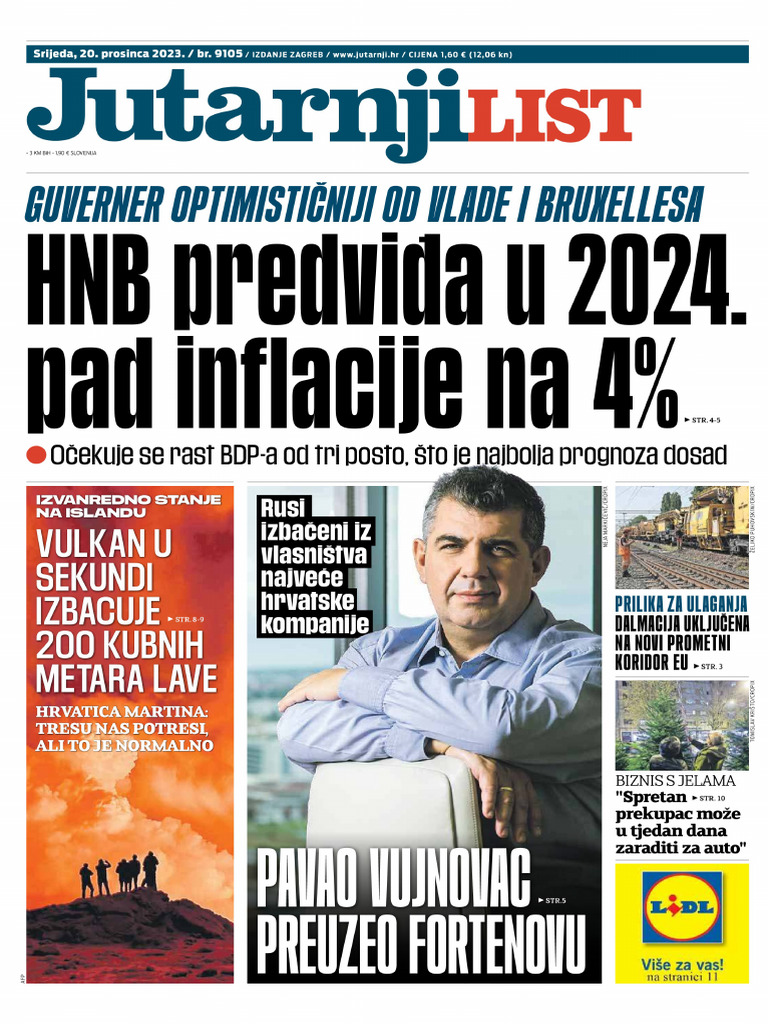 Jutarnji 20. Prosinca 24 | PDF