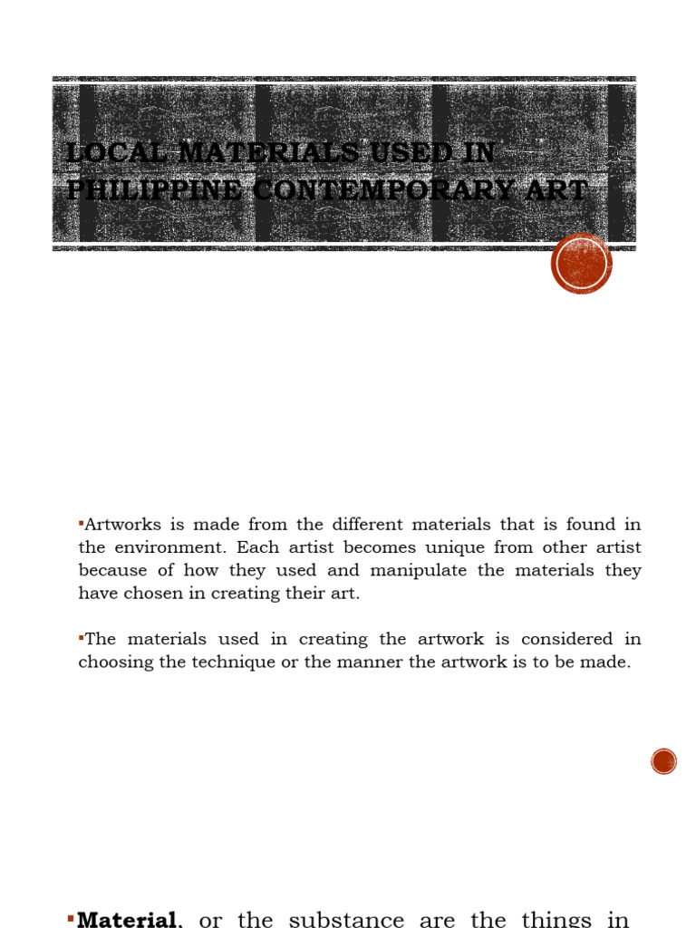 Local Materials in The Philippines That Is Used For Arts and Craft ...