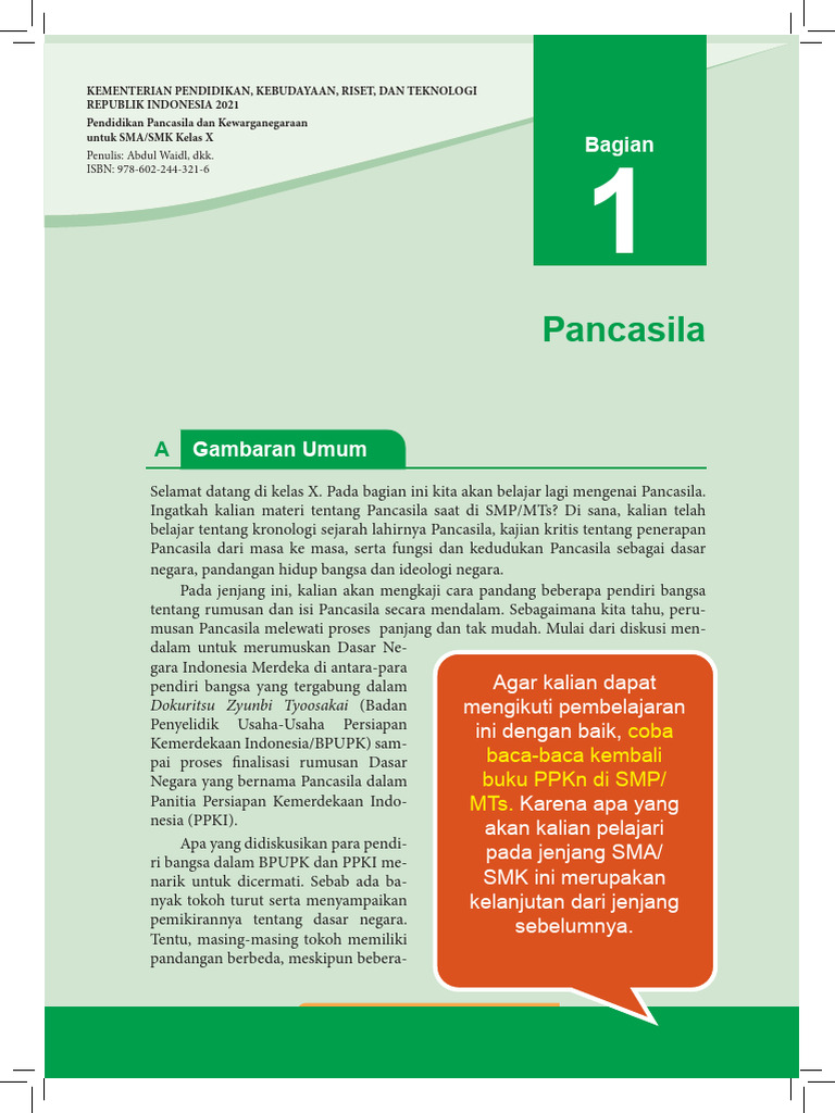 Buku Ppkn Kelas X Pdf