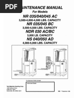 Crown RC3000 | PDF | Elevator | Forklift