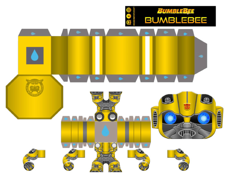 Bumblebee by Imagine Minipapercraft | PDF