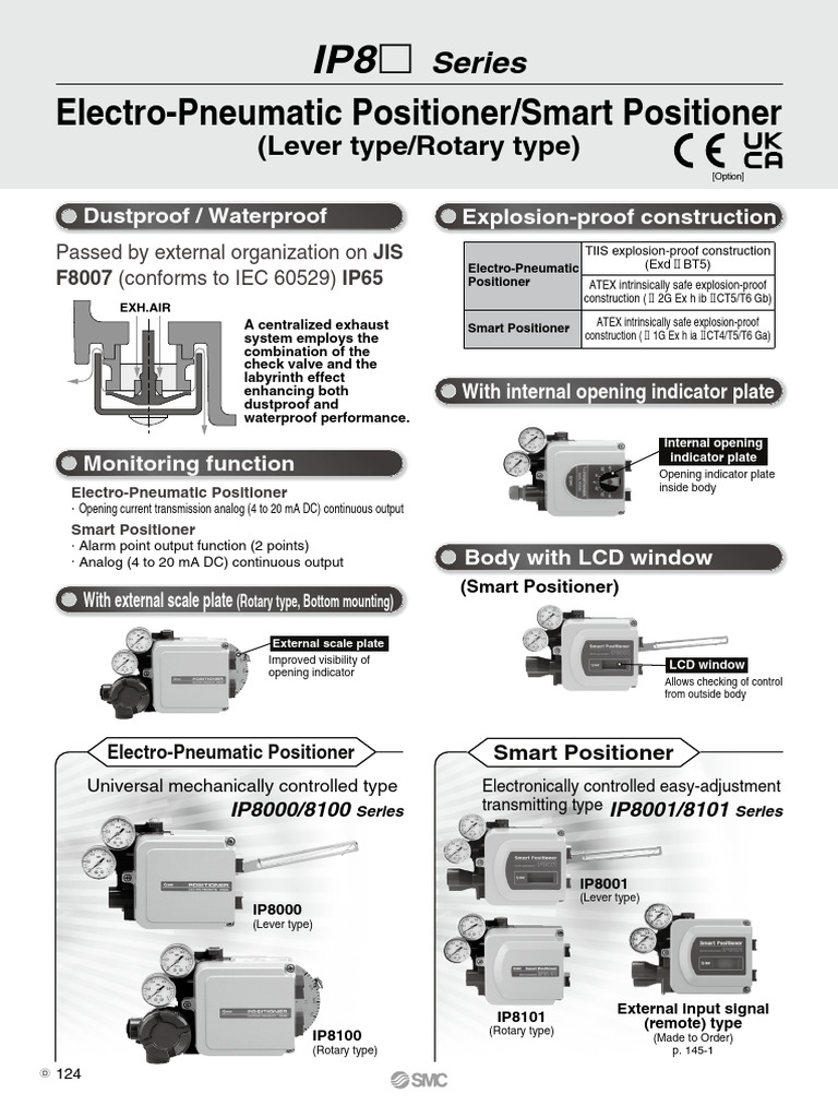 Smart Positioner SMC | PDF | Power Supply | Actuator