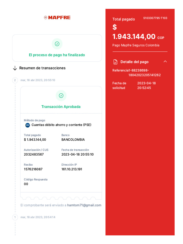 Mapfre Seguros Generales - Webcheckout PlacetoPay | PDF