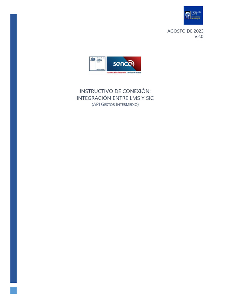 Instructivo Tecnico de Integracion Entre Lms y Sic v2.0 | PDF