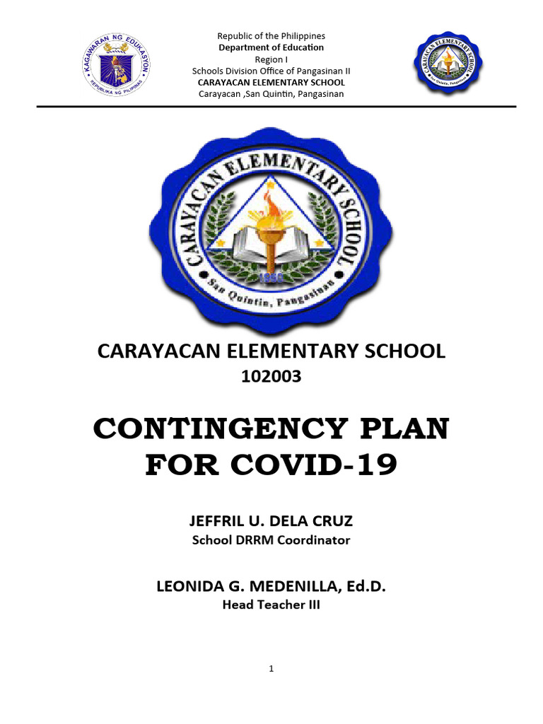 Template Contingency-Plan | PDF