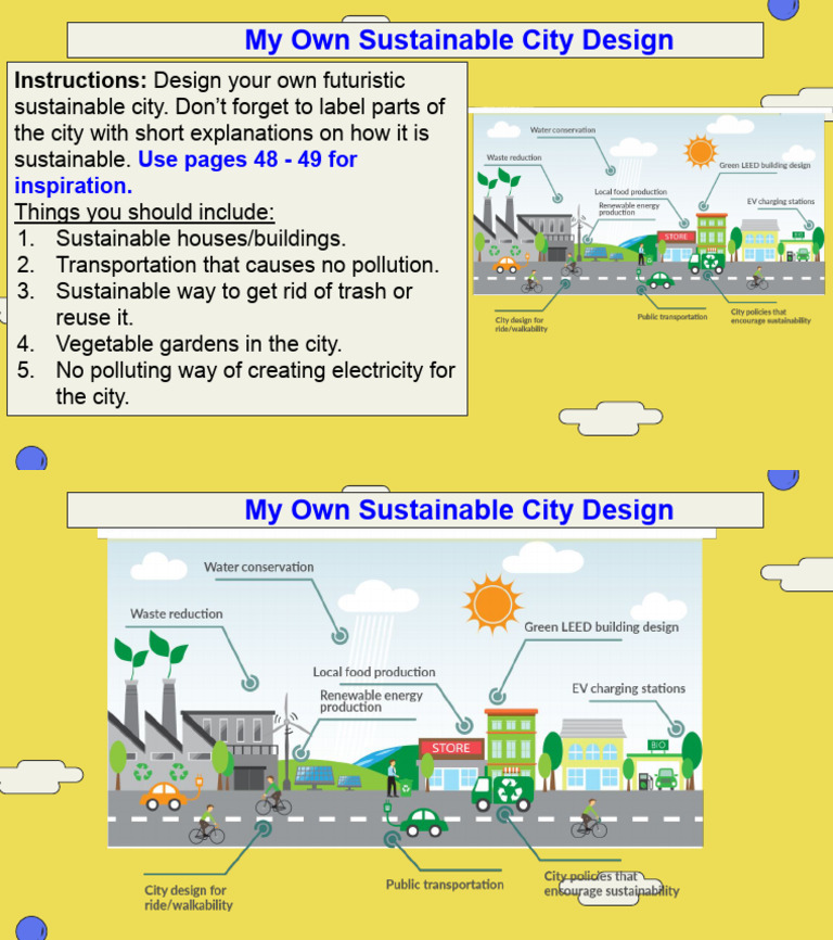 My Own Sustainable City Design | PDF