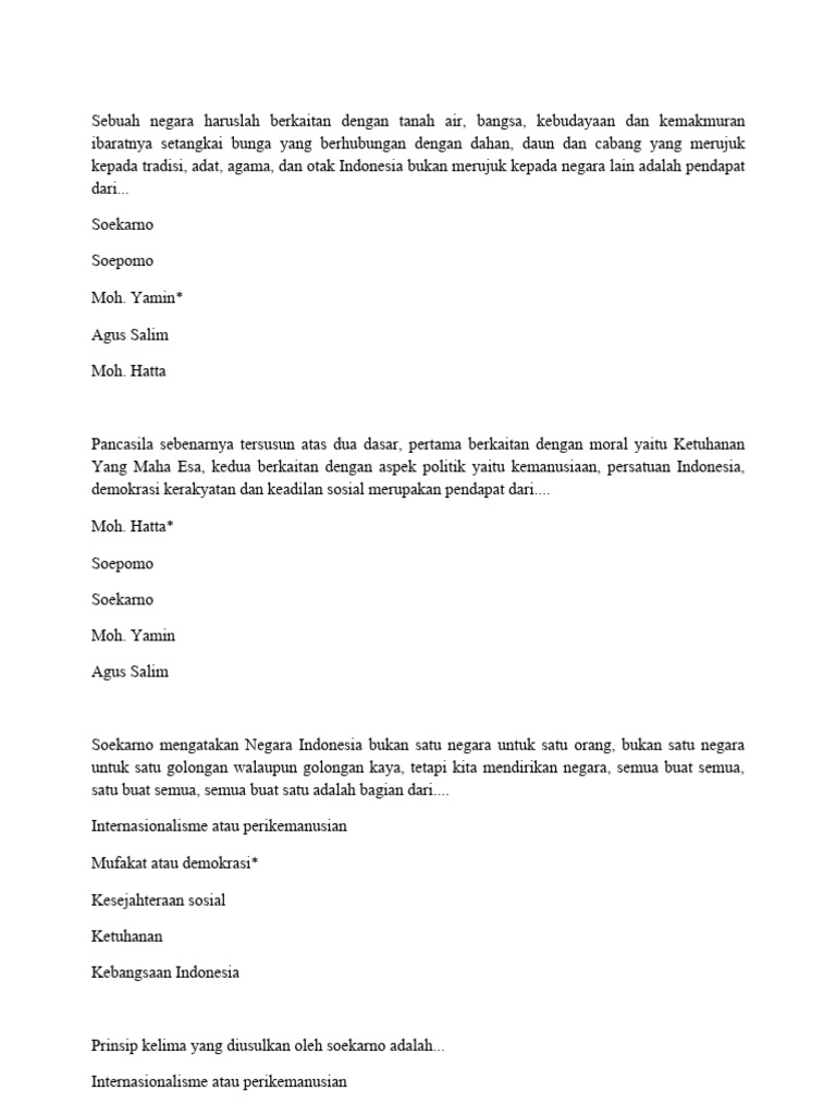 Kunci Jawaban PPKN UAS1 | PDF