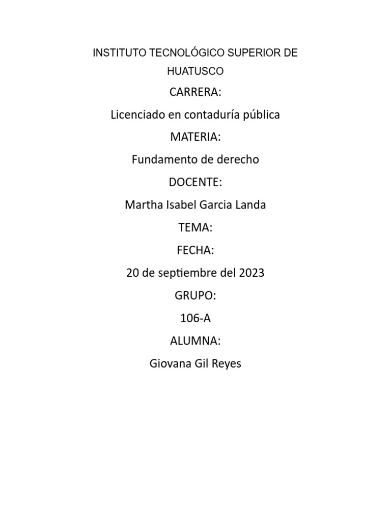 Giovana Gil Reyes 106A PERSONA | PDF