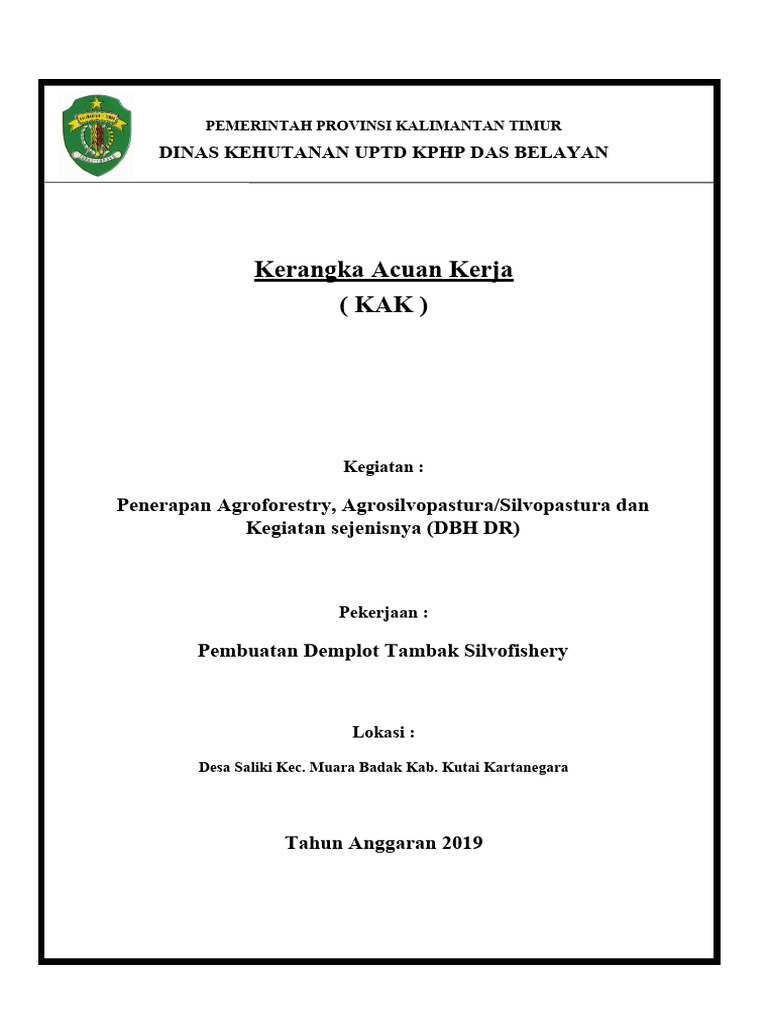 Kak Fisik Tambak | PDF