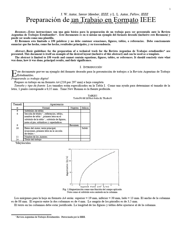 Plantilla IEEE | PDF Plantilla IEEE | PDF