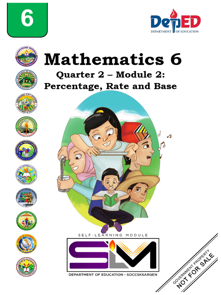 Math6 - q2 - Mod2of8 - Percentage, Rate and Base - v2 | PDF ...