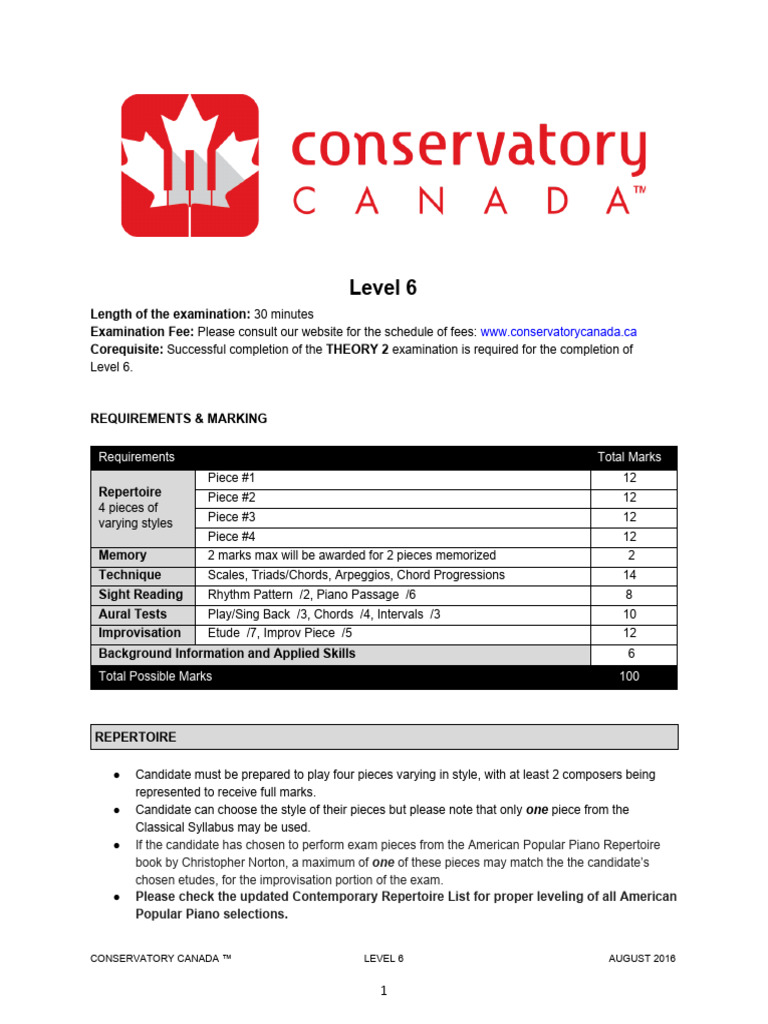 Level 6 | PDF | Scale (Music) | Chord (Music)