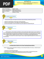 CBAR Format | PDF | Action Research | Data