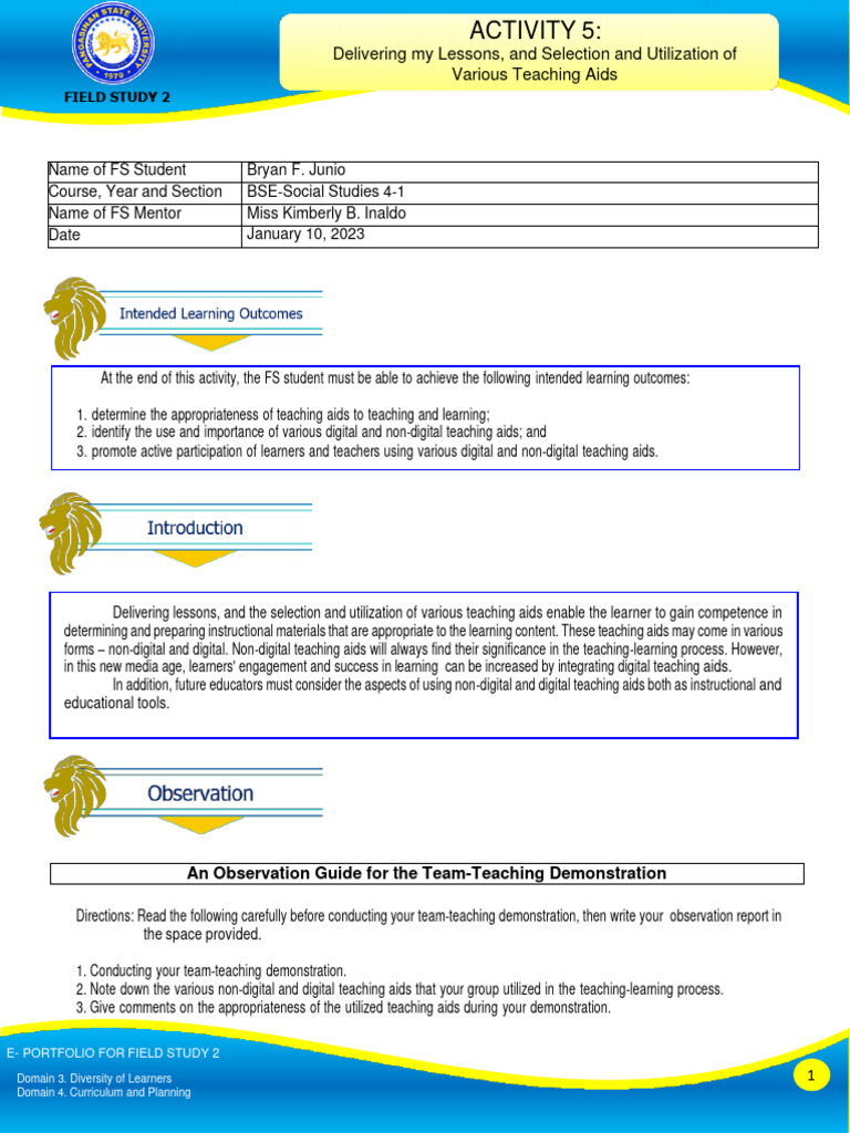 FS 2-Activity 5-Bryan F. Junio (BSE-SST 4-1) | PDF