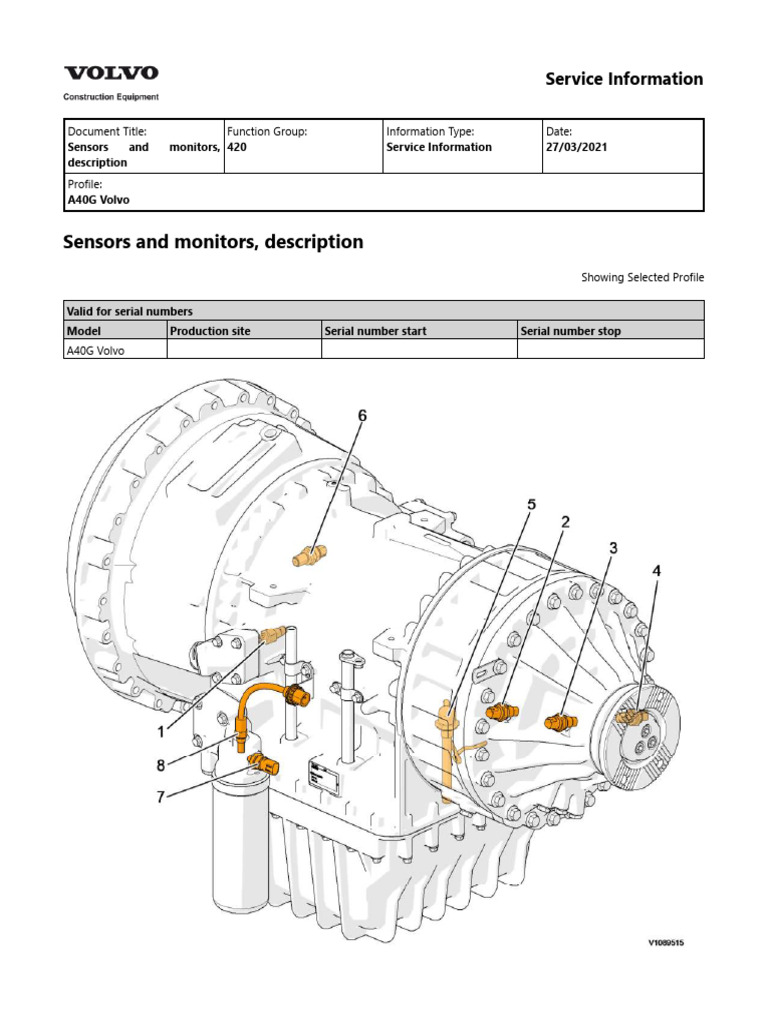 Sensors and Monitors, Description | PDF