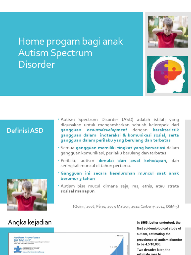 Autism Spectrum Disorder & Home Program | PDF