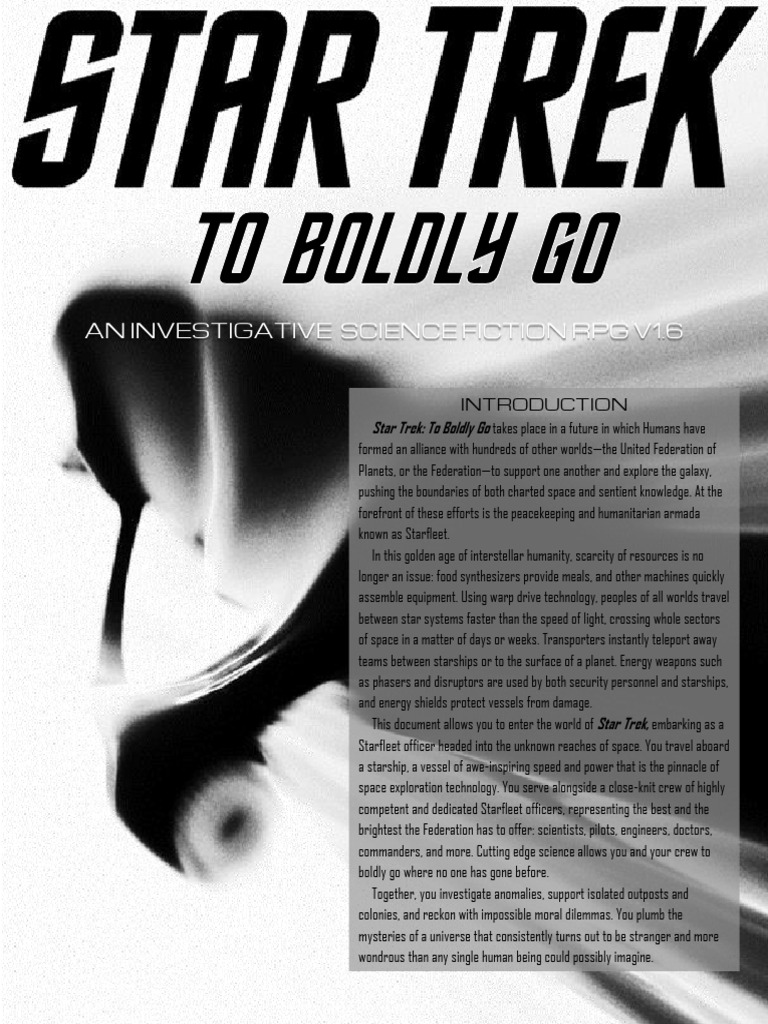 Star Trek-To Boldly Go | PDF