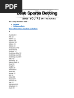 Dream Guide to Lucky Numbers | PDF | Young Adult