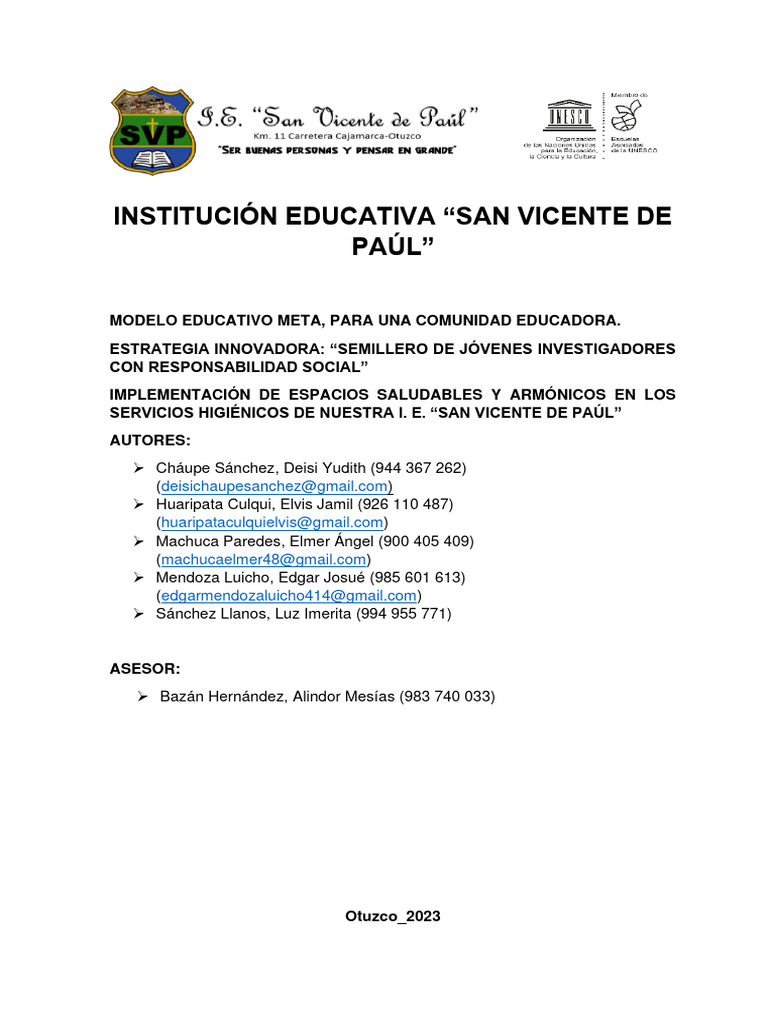 Monografía Para Anillado | PDF