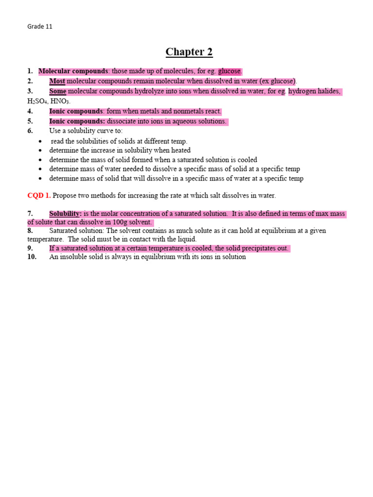 2324 Level M (Gr11 UAE-Gulf) Chemistry Chapter 2 Notes | PDF | Salt ... 2324 Level M (Gr11 UAE-Gulf) Chemistry Chapter 2 Notes | PDF | Salt ...