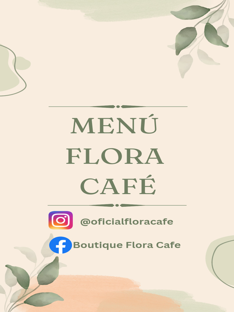 Menú Flora Café 2023 | PDF