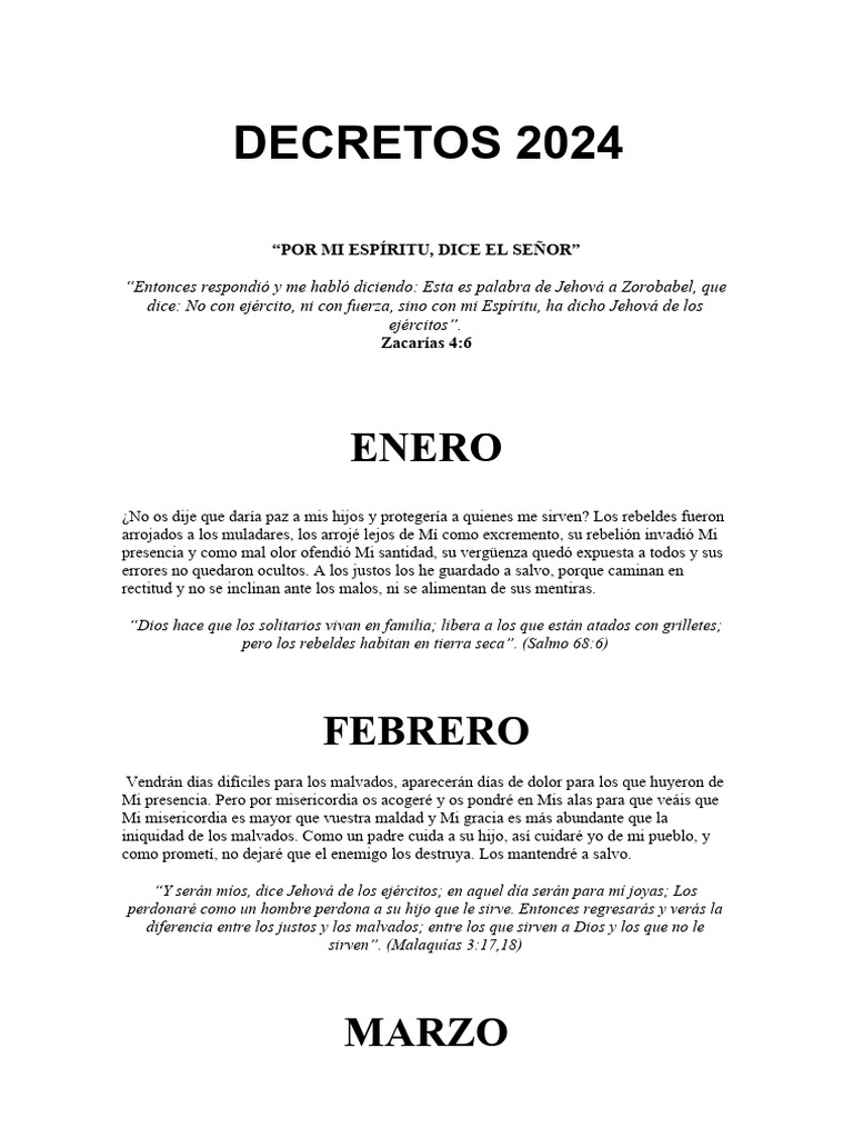Decretos 2024 | PDF