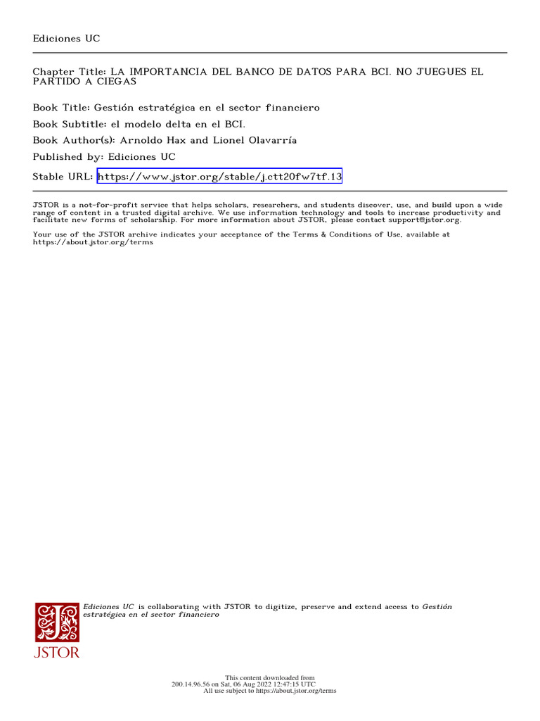 cap 9 | PDF | Business | Big Data